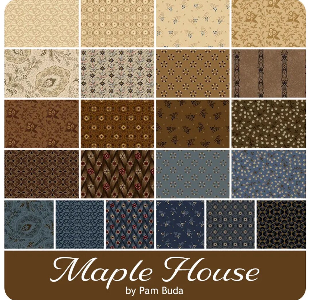 Maple House by Pam Buda & Heartspun Quilts for Marcus Fabrics, 22 Piece ...