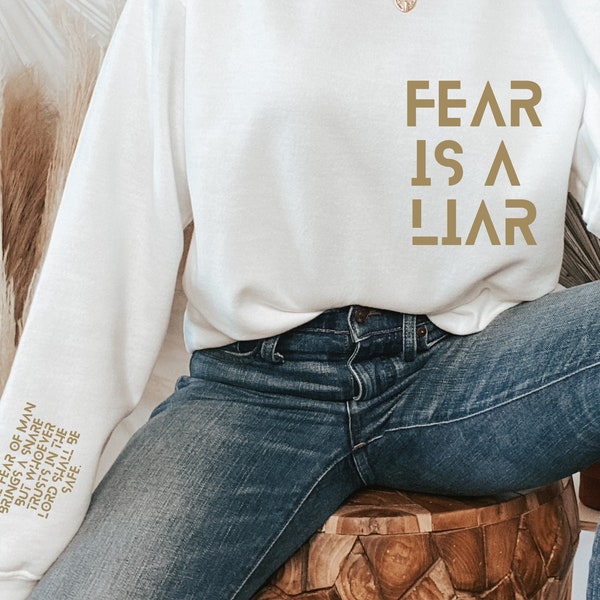 Fear is a Liar - Etsy