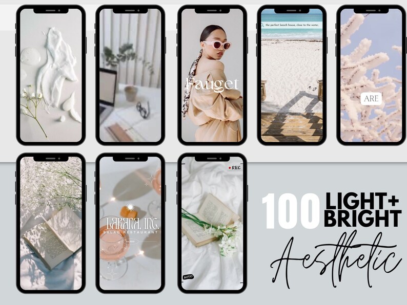 500 Faceless Reels, Aesthetic Stock Videos Bundle for Instagram, MMR ...