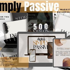 Simply Passive Digital Marketing Course, MMR, With BONUS PLR Products ...