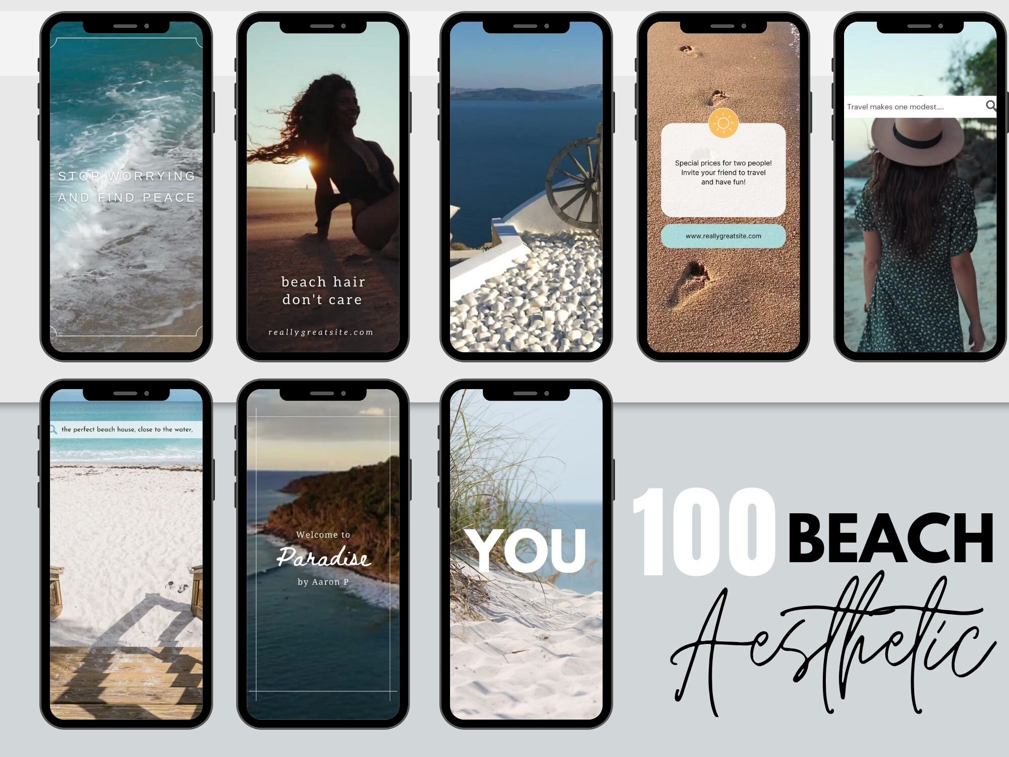 500 Faceless Reels, Aesthetic Stock Videos Bundle for Instagram, MMR ...