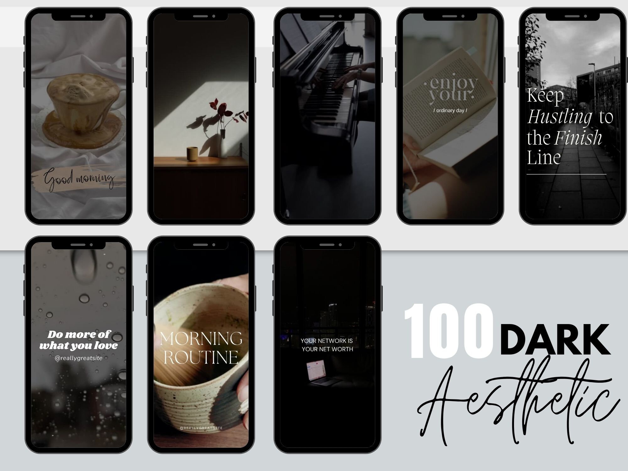 500 Faceless Reels, Aesthetic Stock Videos Bundle for Instagram, MMR ...