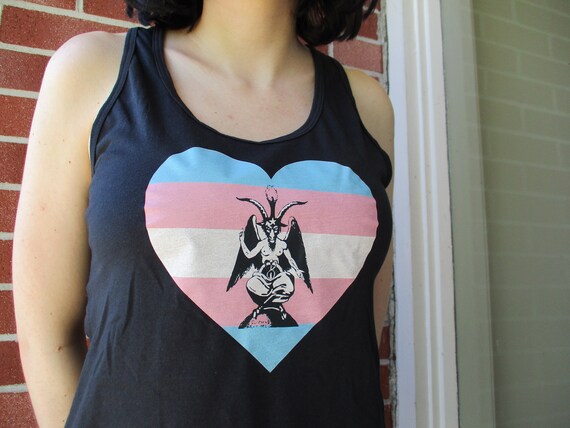 LGBTQA Trans Baphomet Sigil Pronoun HTV Heat Transfer Vinyl - Etsy