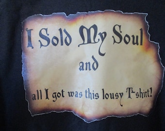 I Sold My Soul - Etsy