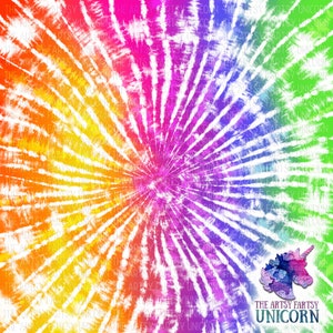 Rainbow Tie Dye Digital Paper Bundle 4 Designs Sublimation Design ...