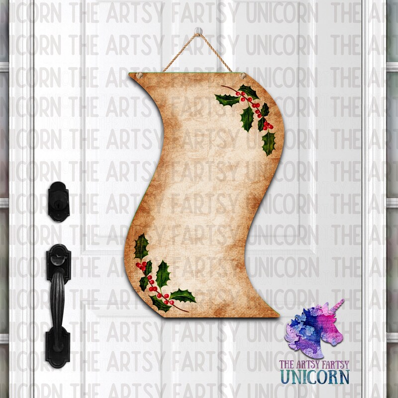 Santa Scroll - Etsy