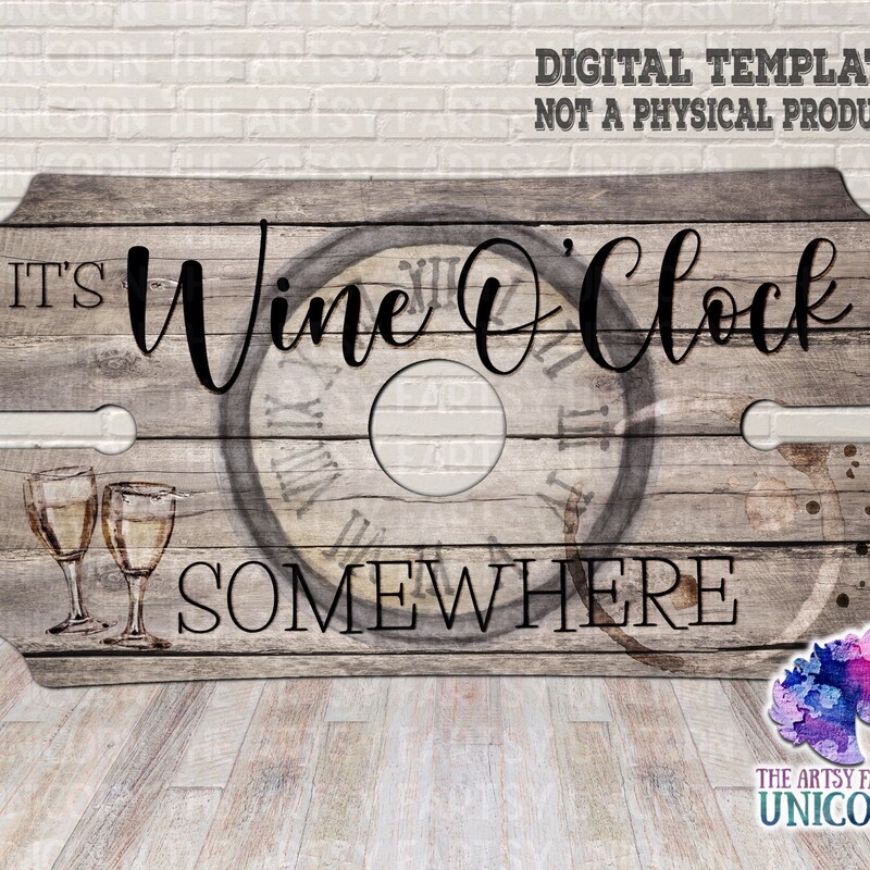 Wine Oclock - Etsy