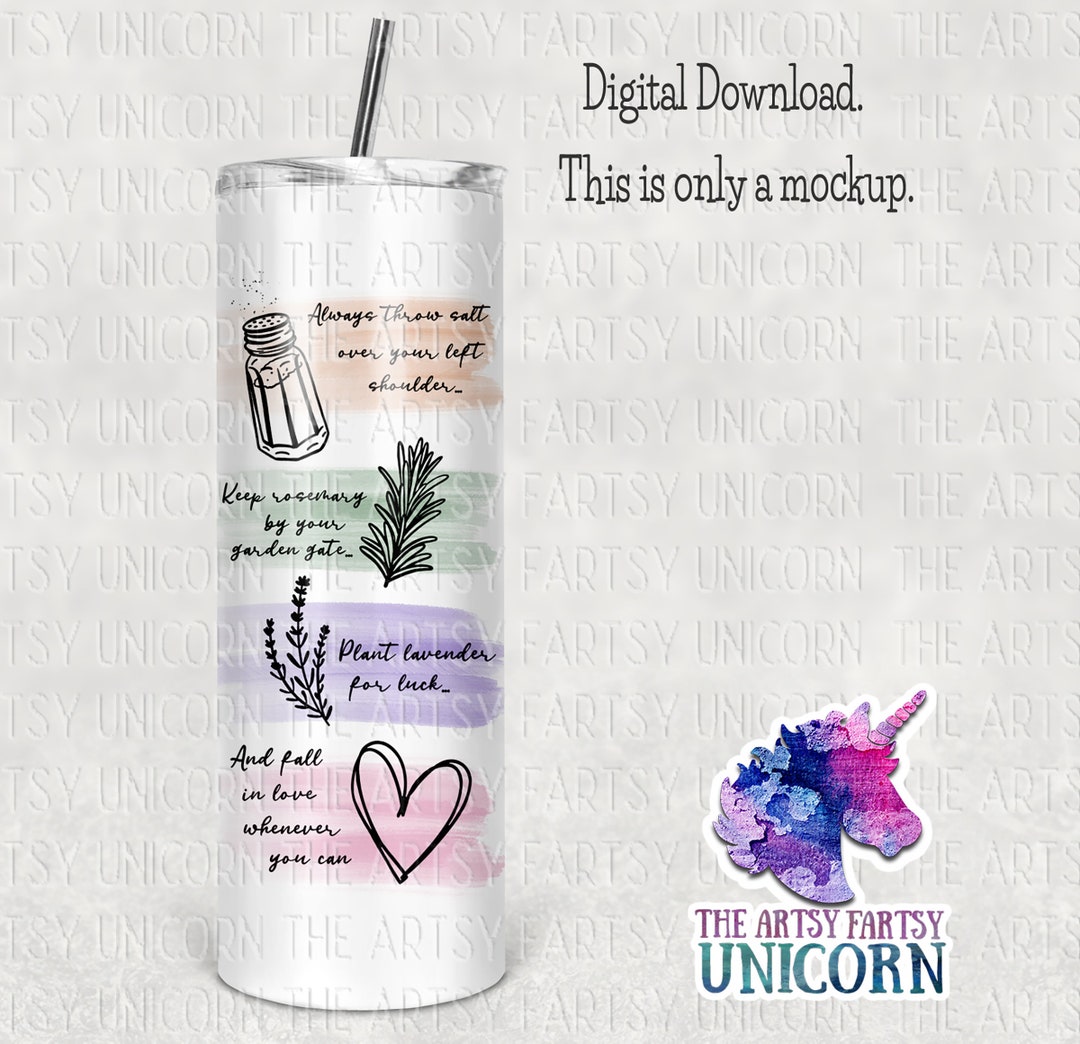 DIGITAL FILE: Practical Magic Quote - Watercolor Sublimation Design ...