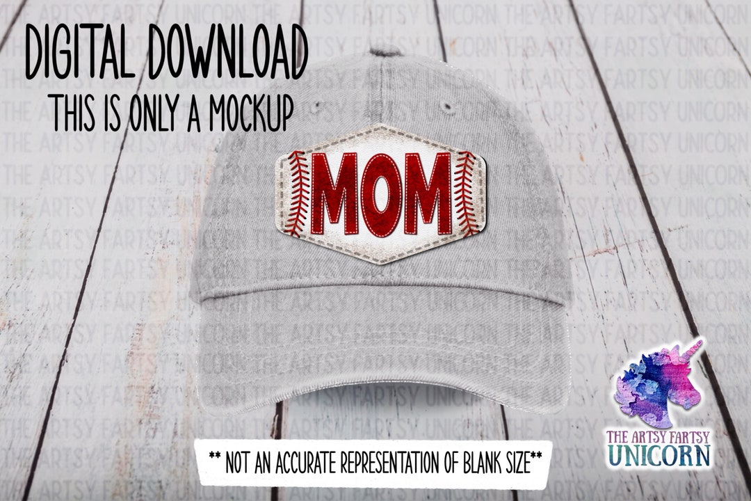 DIGITAL FILE: Baseball Mom Hexagonal Leather Patch Design - Sublimation ...