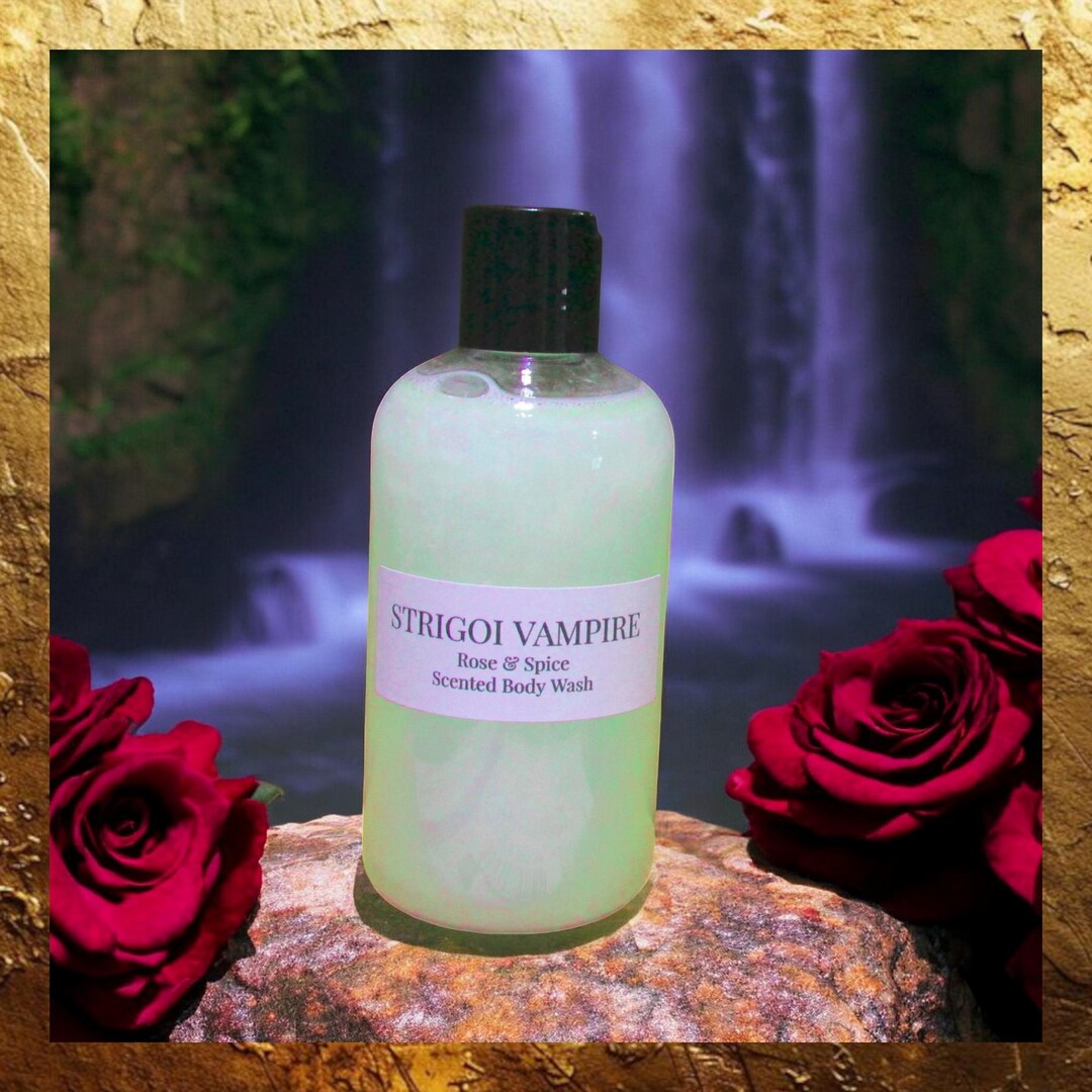 Strigoi Vampire Body Wash. Spicy Rose Fragrance. Large Bottle of ...
