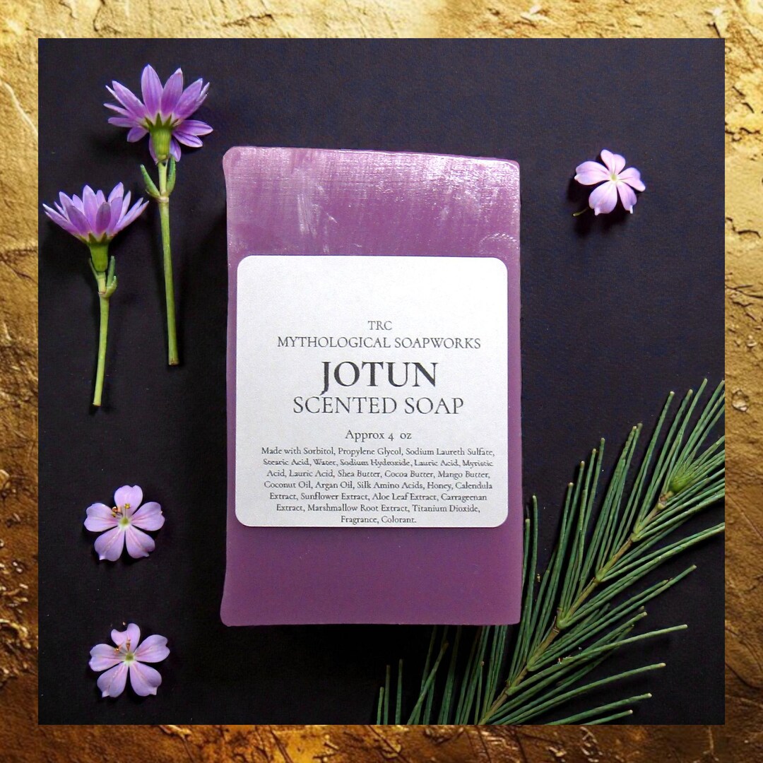 JOTUN Soap: Elderflower Forest Scented. Handmade Botanical Soaps ...