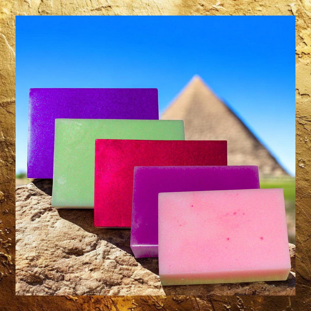 EGYPTIAN VARIETY. 5 Soap Bars in the Egypt Myth Fragrance Collection ...
