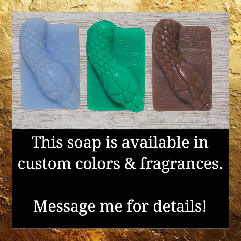SATYR Snake Soap: Sandalwood, Vanilla, & Musk Scented Handmade Soap Bar ...