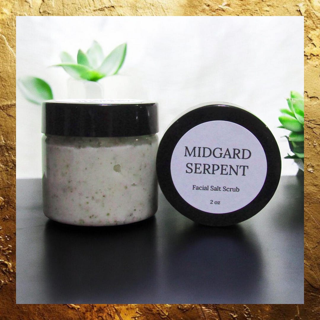 Midgard Serpent Facial Scrub. Ocean Scent Inspired by Norse Myths ...