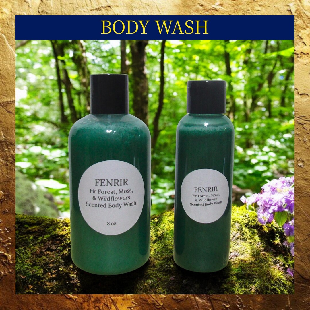 FENRIR Body Wash. Forest, Moss, & Wildflower Scent Inspired by the Wolf ...