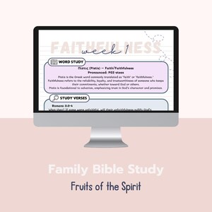 9 Month Family Bible Study Printable - Weekly Family Bible Study ...