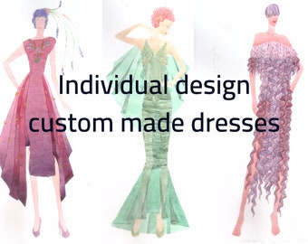 Custom Design Dress | Etsy