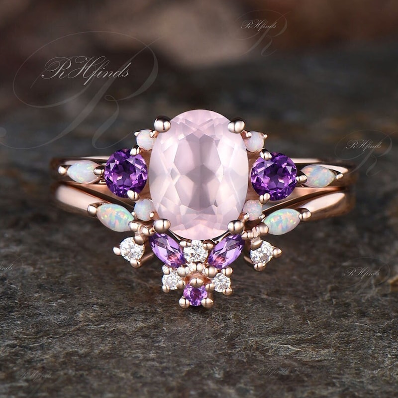 Purple Quartz Ring - Etsy