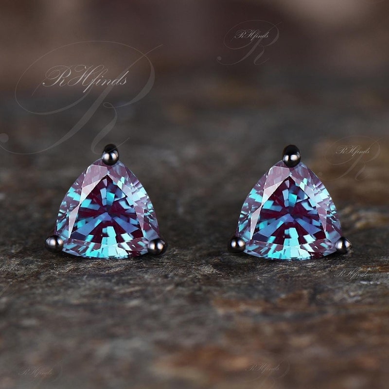 Alexandrite Earrings - Etsy