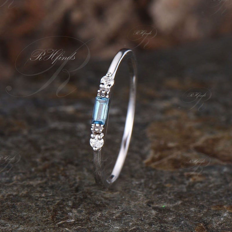 Blue Stone Ring - Etsy