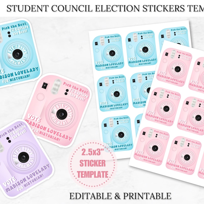 Student Government Campaign Poster - Etsy