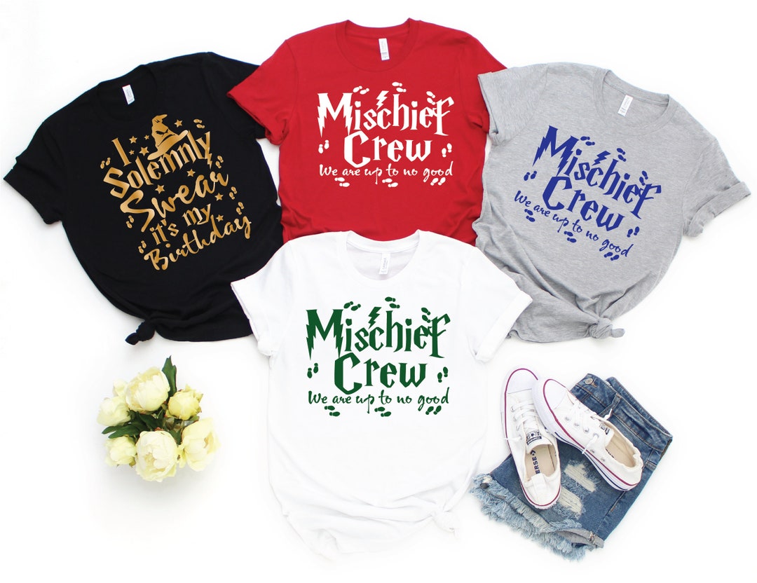 Birthday Party Shirts, Mischief Crew Shirts, Birthday Wizard Shirt ...