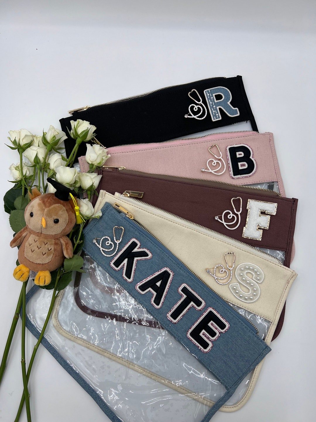 Personalized Nurse Clear Pouch, Stethoscope Bag, Christmas Gift for ...