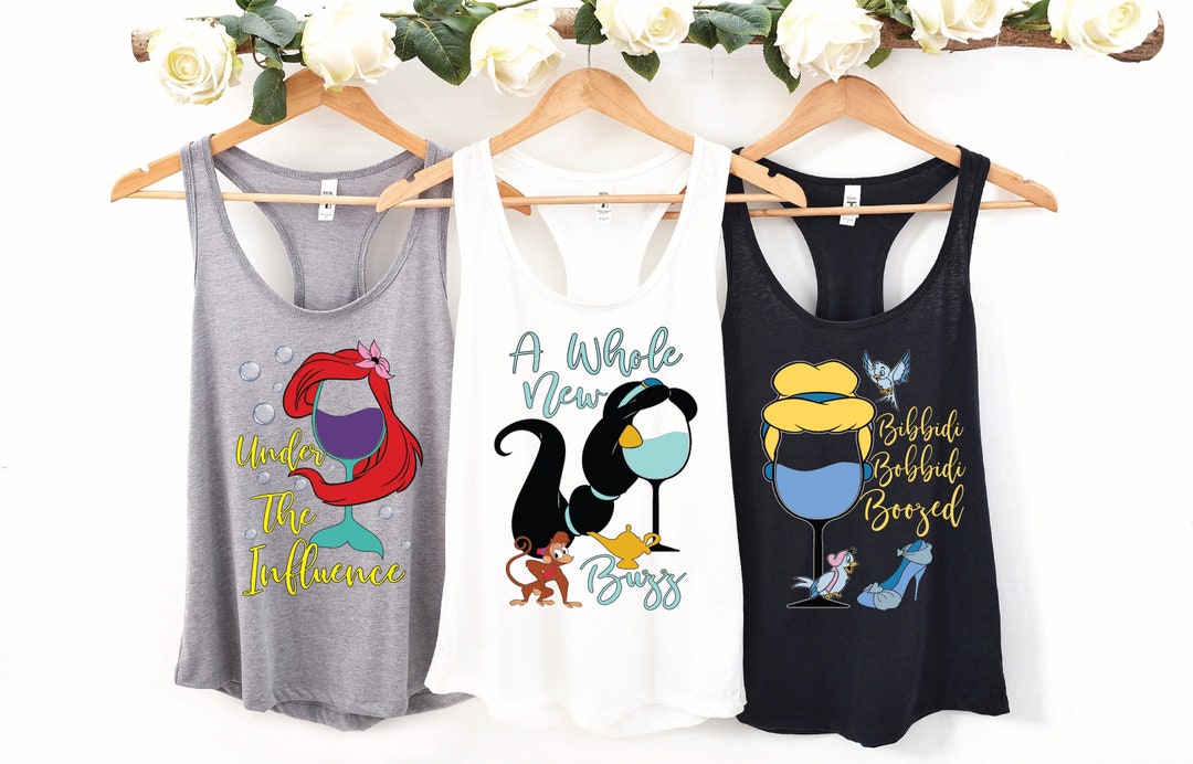 Princess Wine Glass Tank Top: Bachelorette Party Shirts - Etsy