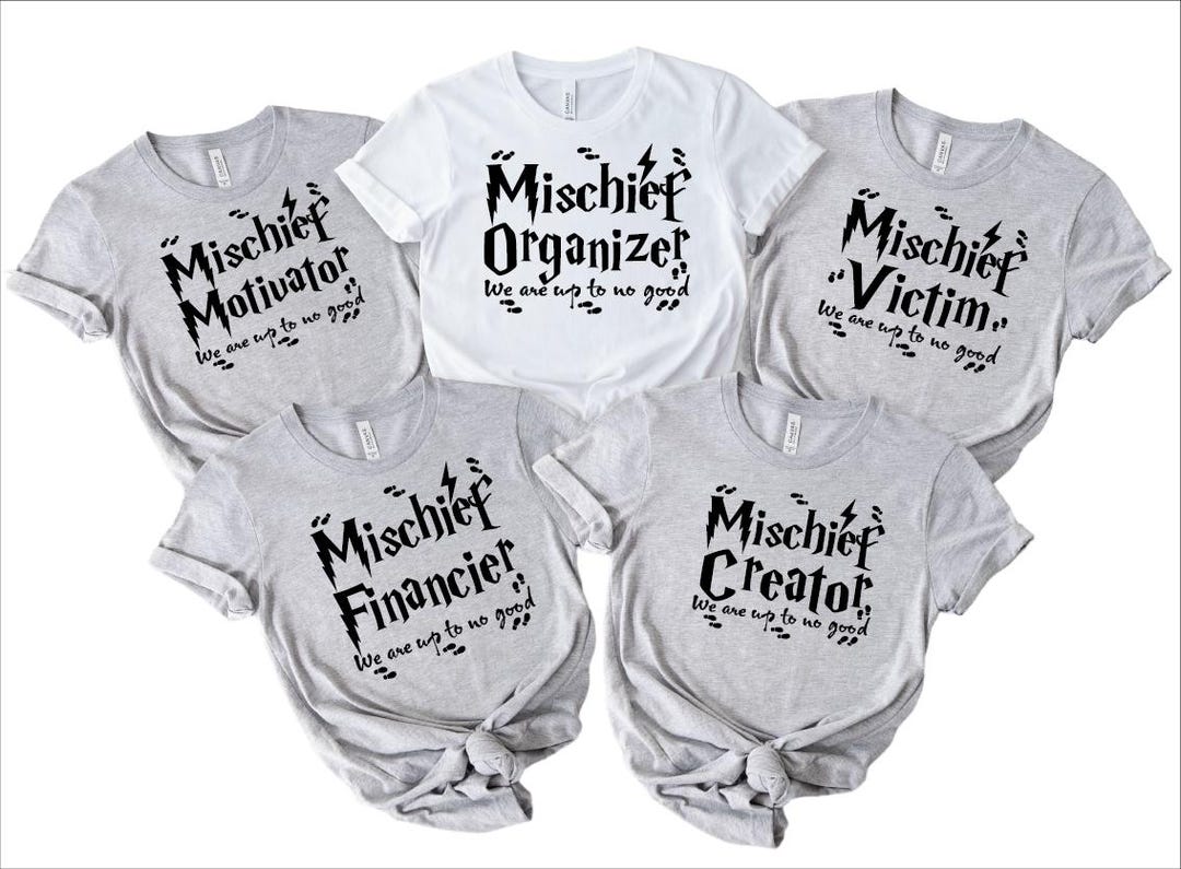 Mischief Crew Shirts, Mischief Coordinator, Wizard Themed Birthday ...