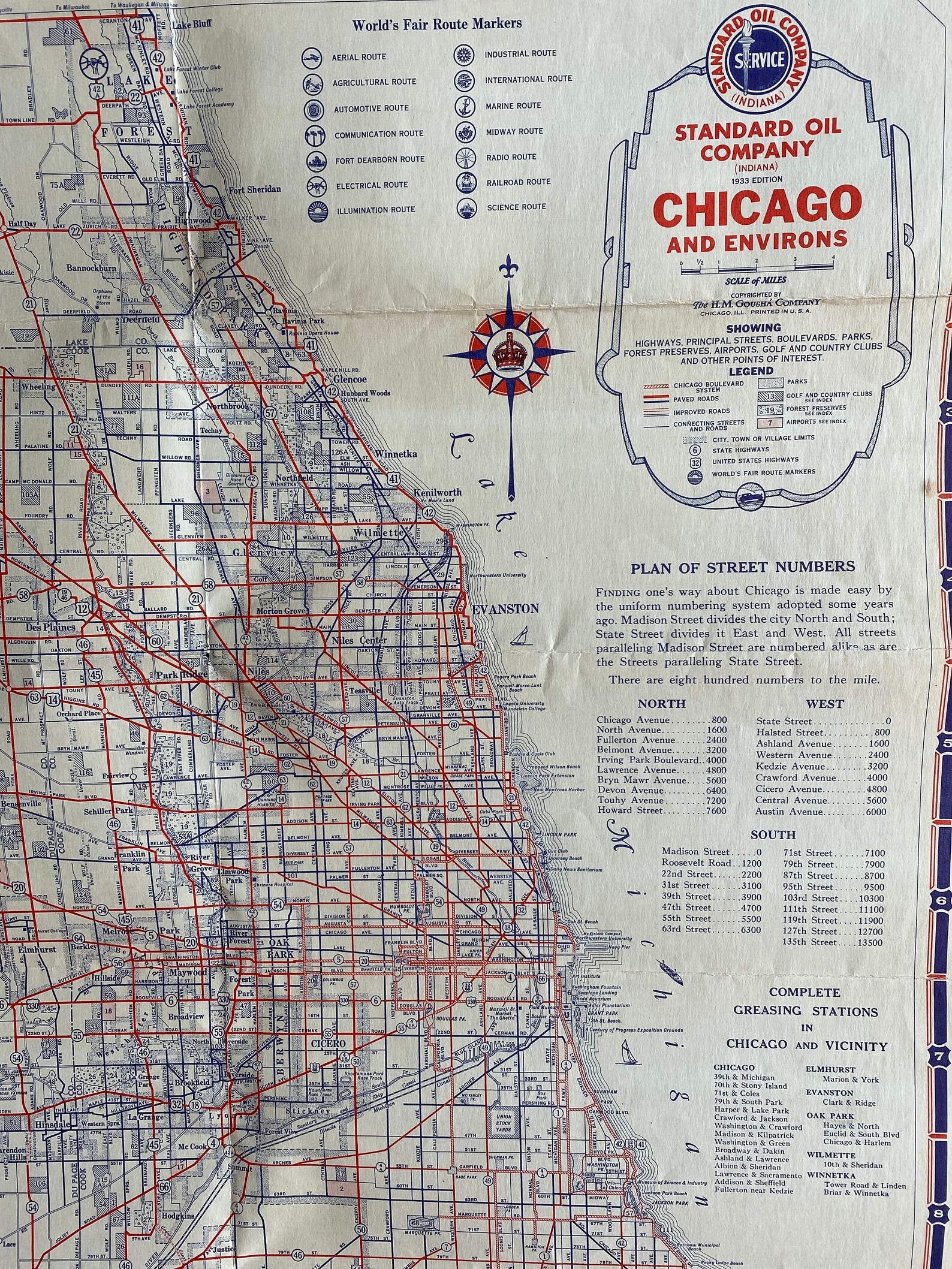 1933 Chicago and the Century of Progress Exposition & World - Etsy