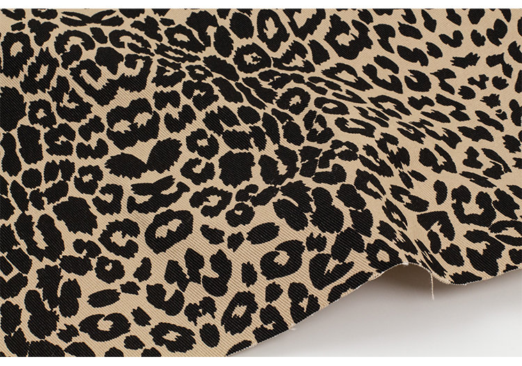 Leopard Print Fabric Animal Print Cotton Fabric by Half Meter - Etsy
