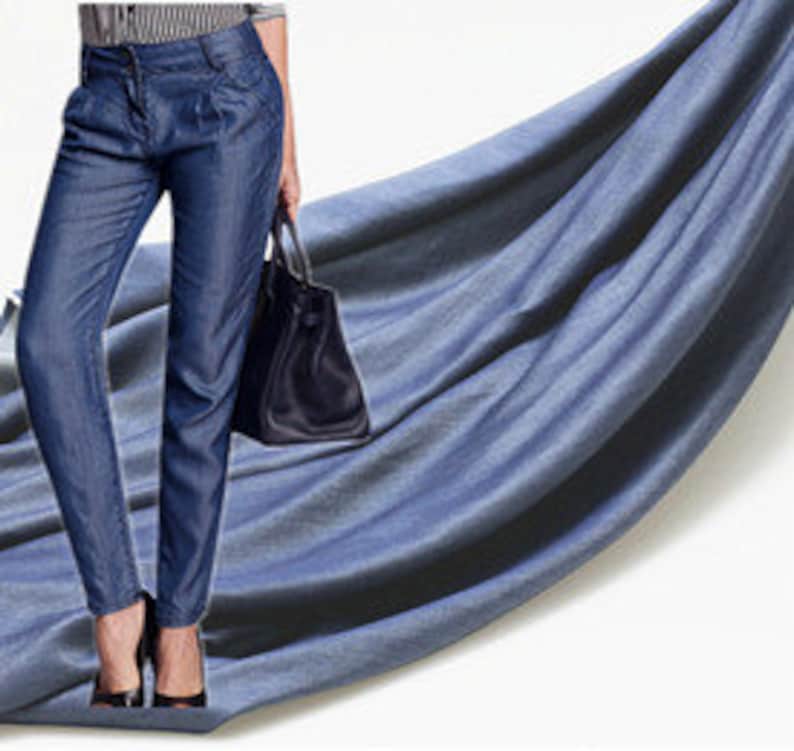 Lightweight Denim Fabric, Soft Tencel Denim Fabric for Jeans With Good ...