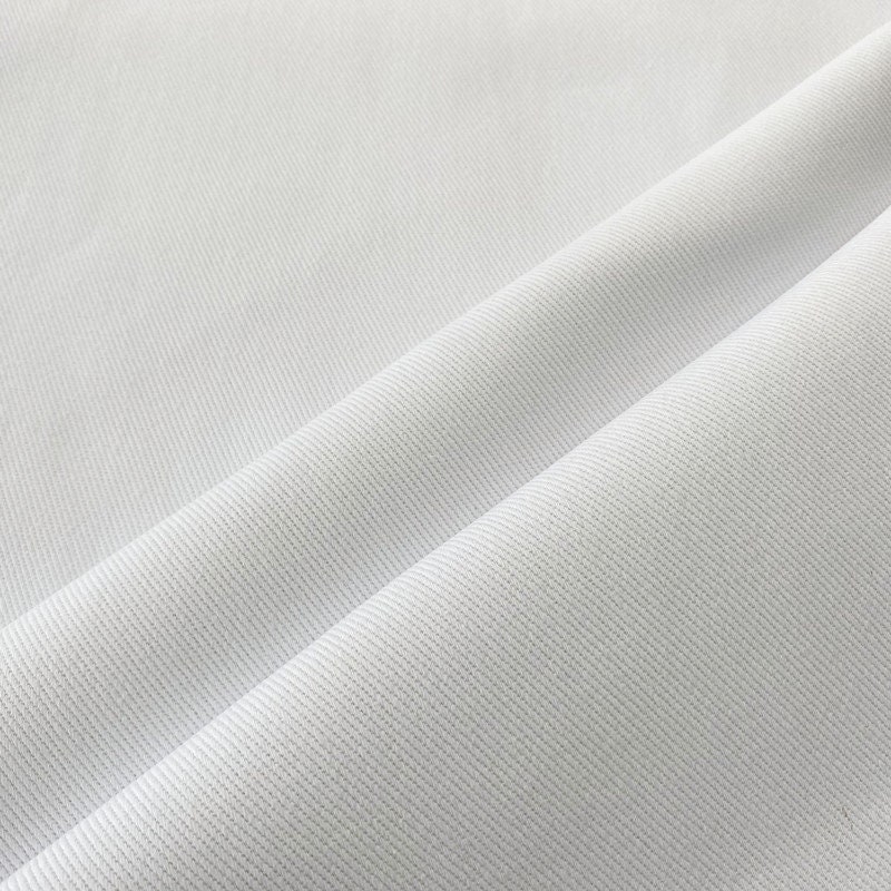 Cotton White Stretch Denim Fabric White Beige Jeans for Thick Skirt ...