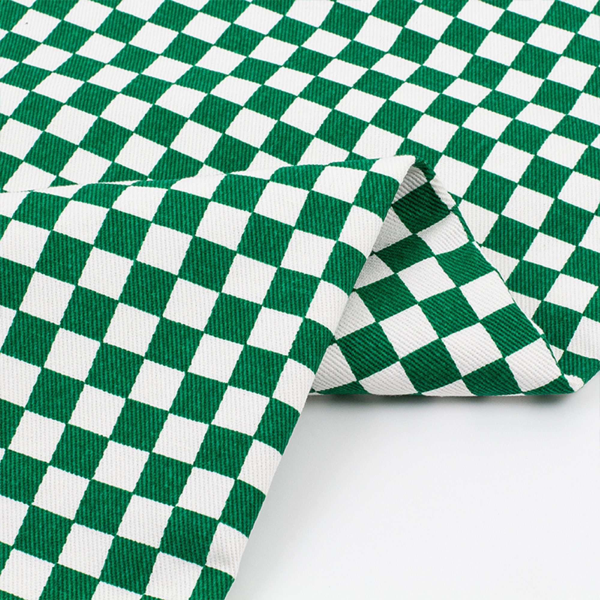 Colorful Checkerboard Twill Canvas Cotton Fabric Thick - Etsy