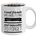 Gift for Friend Moving Away, Friend Forever Mug, Good Bye Gift, Friend ...