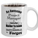 Thank You Gift for Project Manager Appreciation Retirement Coffee Mug ...