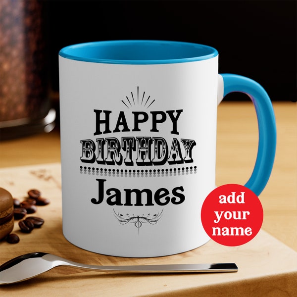 Happy Birthday Mugs Personalized - Etsy
