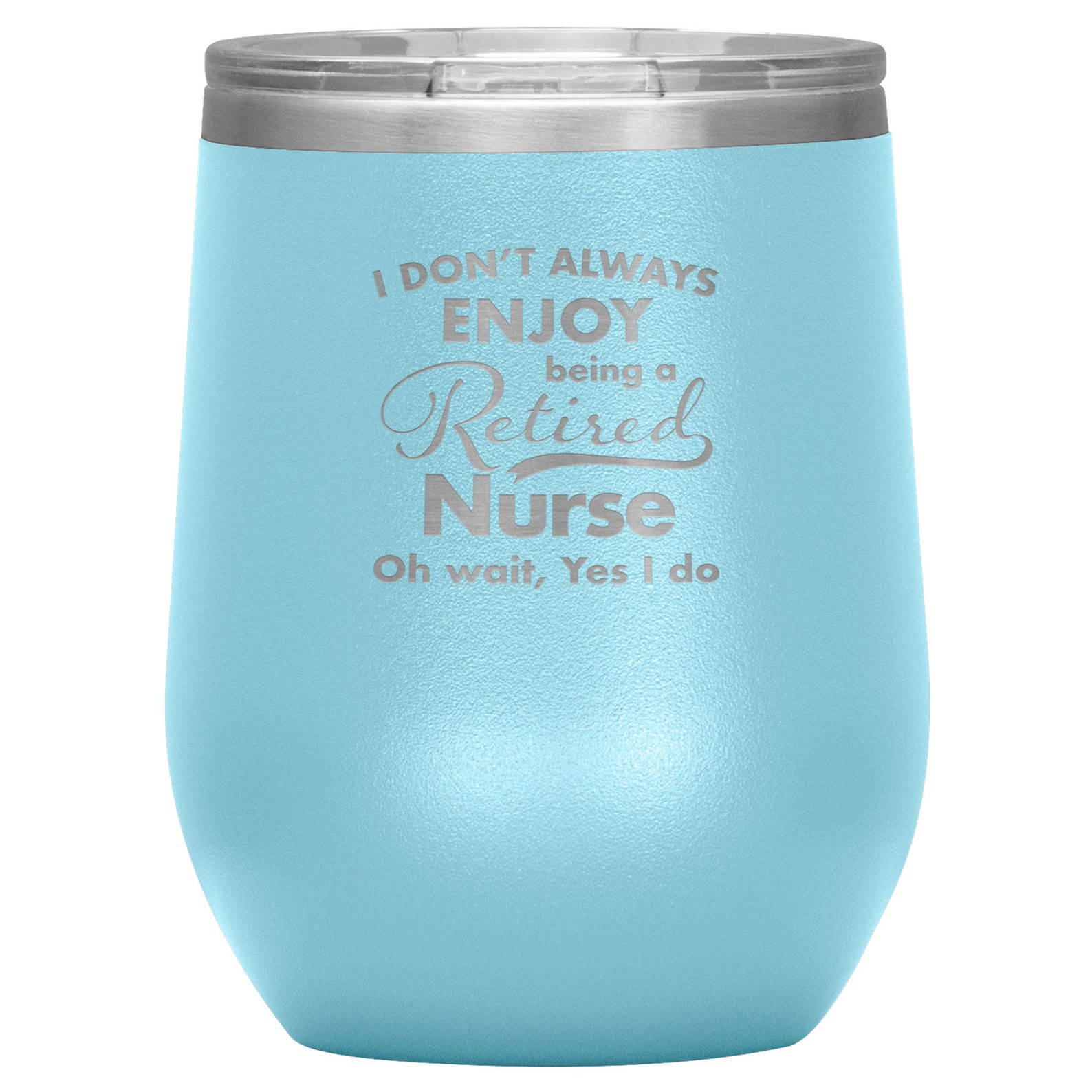 Retirement Ts For Nurse Wine Glass With Lid Best Thank Etsy