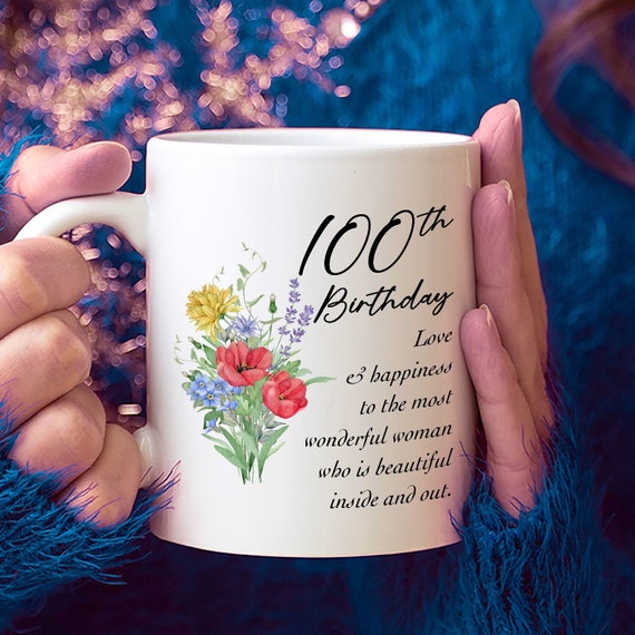 100th Birthday Gift for Her 100 Year Old Birthday Gifts - Etsy