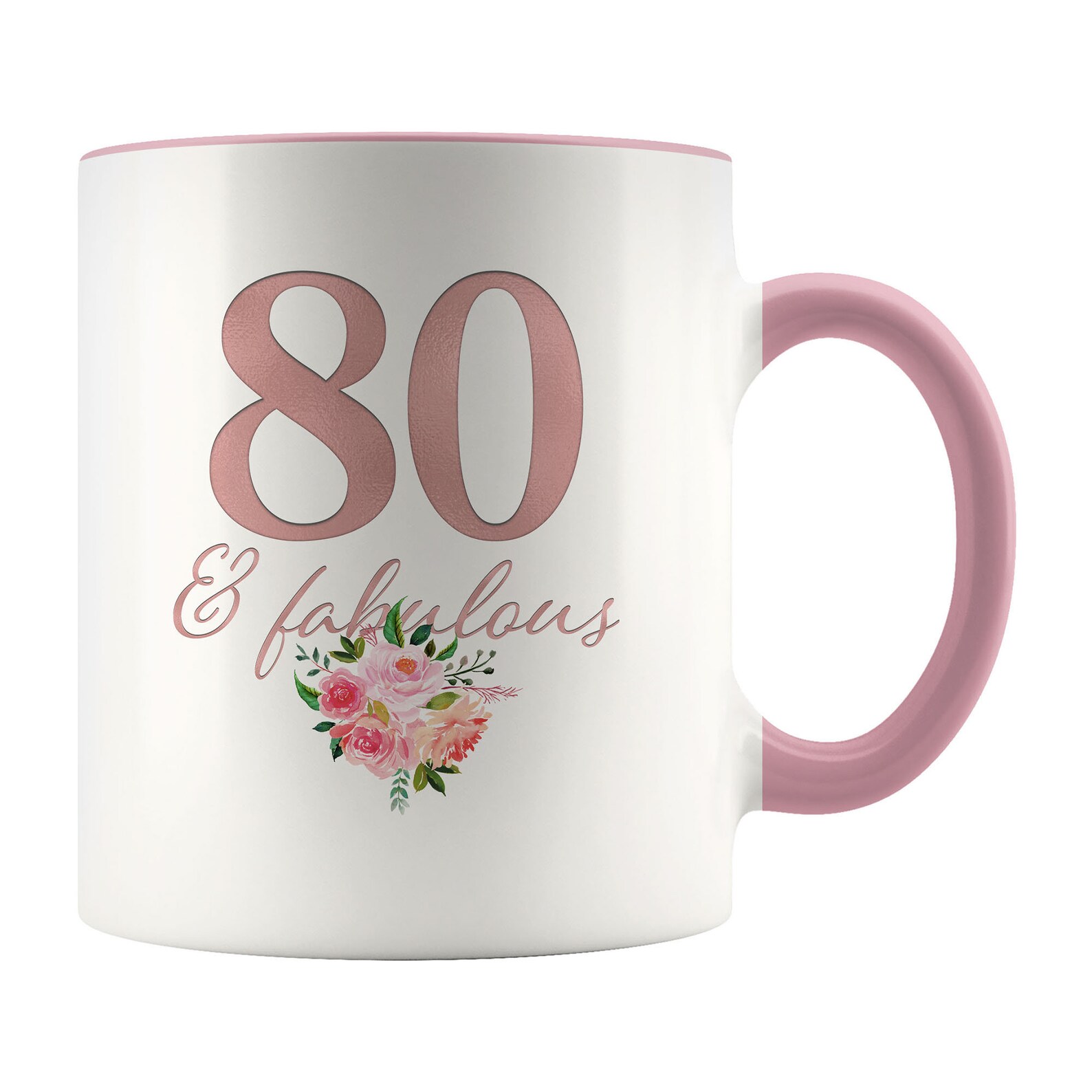 80th Birthday Gift for Her 80 and Fabulous Coffee Mug for - Etsy