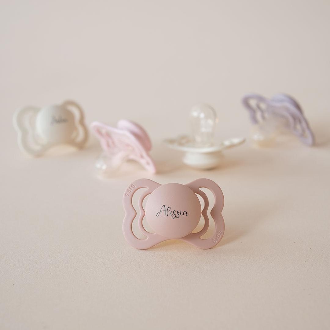 BIBS Supreme Silicone Pacifier | Personalised | Symmetrical Danish ...