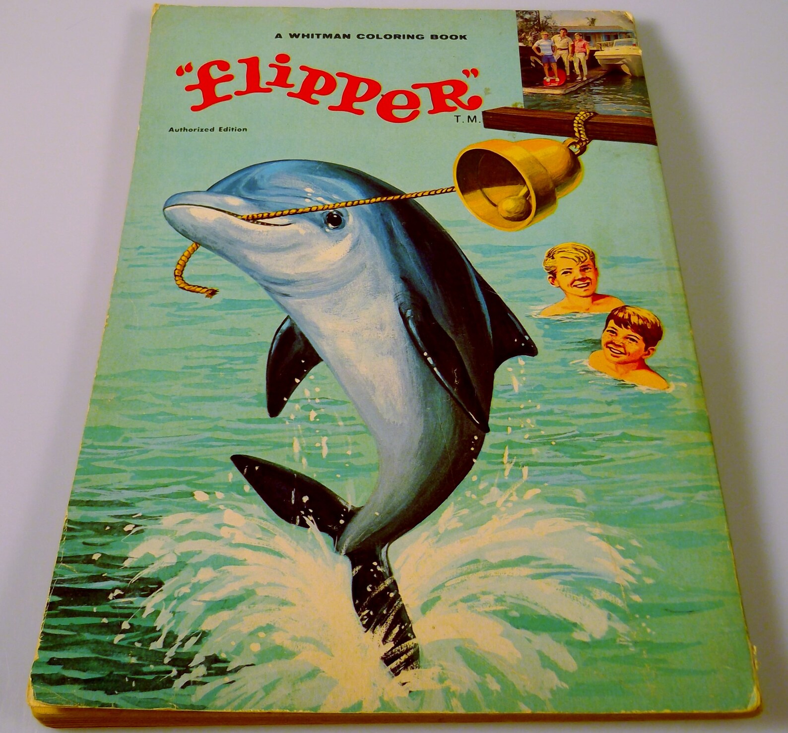 Vintage 1966 Flipper Television Series Whitman Coloring Book | Etsy