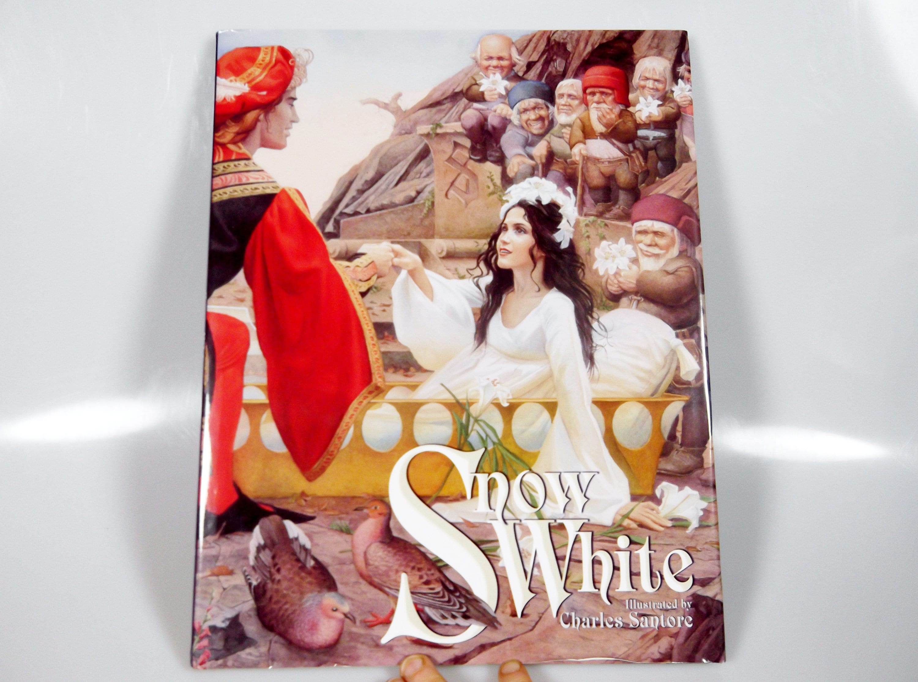 Snow White Brothers Grimm Hardcover Book Dust Jacket Charles Santore ...