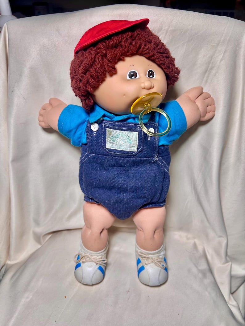 Cabbage Patch Boy With Pacifier - 1980’s - Etsy