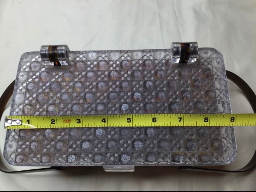 Vintage Lucite Faux Tortoise Box Basket Purse - Etsy