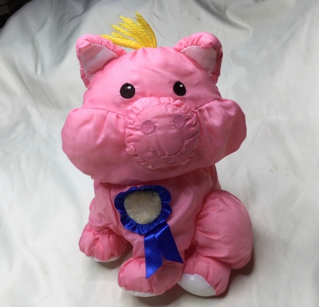 Vintage Fisher Price Puffalump Pig - Etsy