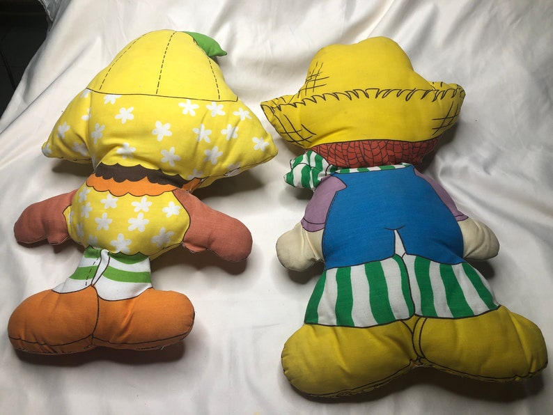 Vintage Strawberry Shortcake Pillow Dolls Set of 2 - Etsy