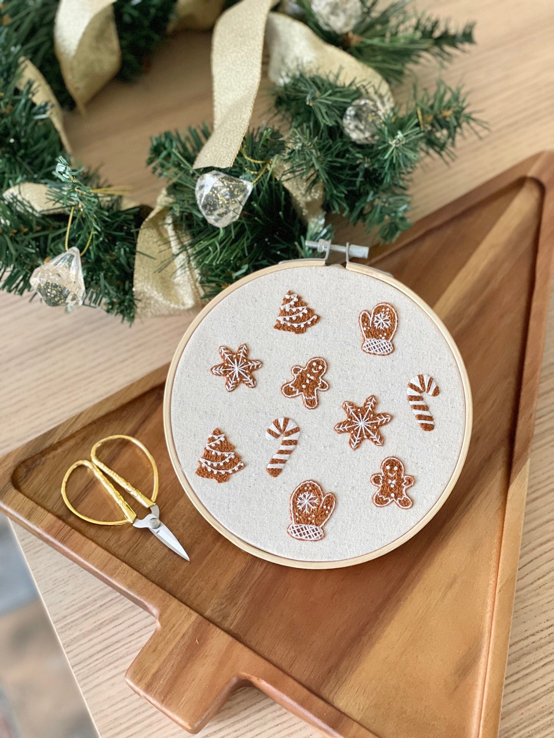 Christmas Cookie Digital Embroidery Pattern - Etsy