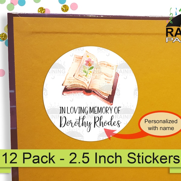 Memory Book Personalised in Loving Memory - Etsy