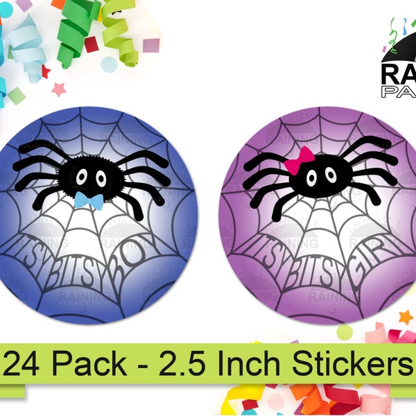 Itsy Bitsy Spider Stickers - Etsy